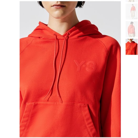 Y-3 | Tops | Y3 Womens Classic Chest Logo Hoodie Large New | Poshmark